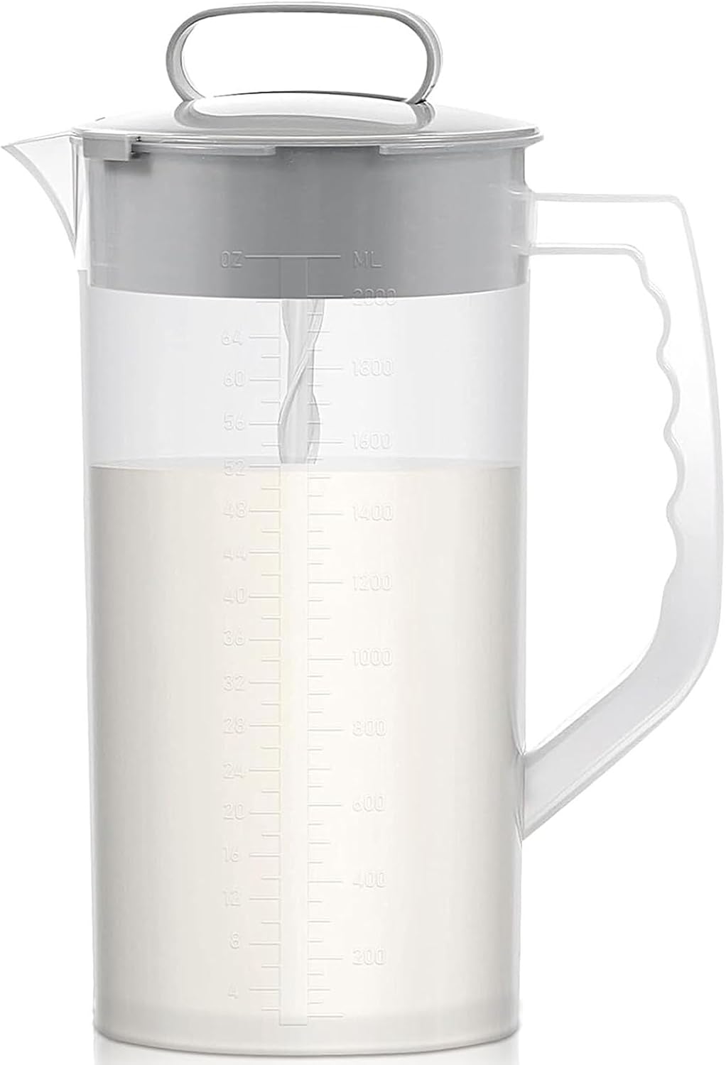 Amazon.com: Breast milk pitcher, 64oz/ 2000ml Mixing pitcher with lid ...