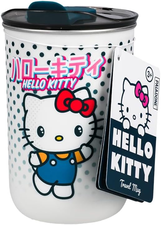 Hello Kitty Travel Cup with Lid for Cold & Iced Drinks, Officially ...