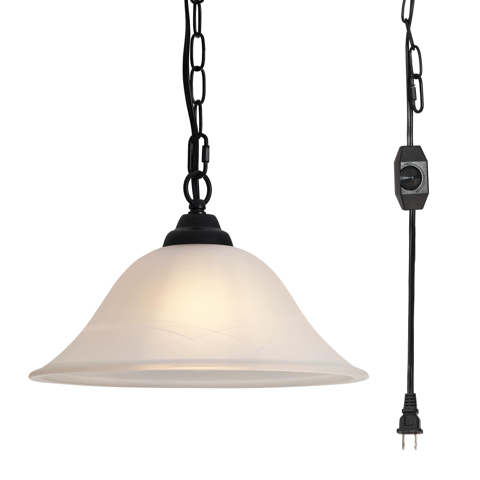 ALIYIQI Vintage Plug in Pendant Light,Hanging Lights with Plug in Cord ...