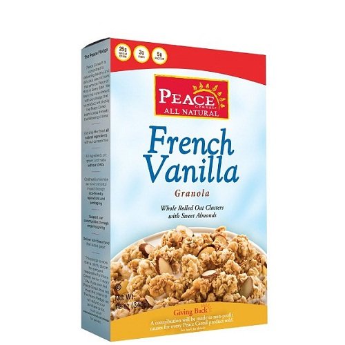 Amazon.com: Peace Cereals French Vanilla Granola ( 12x12 OZ)