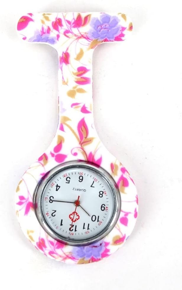 Anpro 4 PCS Fob Watches for Nurses Doctor Medical Staff Brooch Digital ...