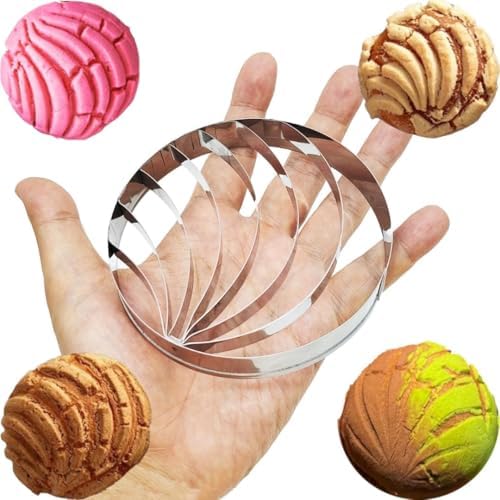 Amazon.com: Concha Cutter Mexican Bread Mold 4.1in with 5pc Pig Cookie ...