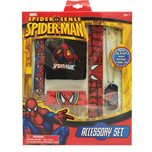 Buy Marvel Spider-Man Accessories Box Set with Lanyard, Dog Tag ...