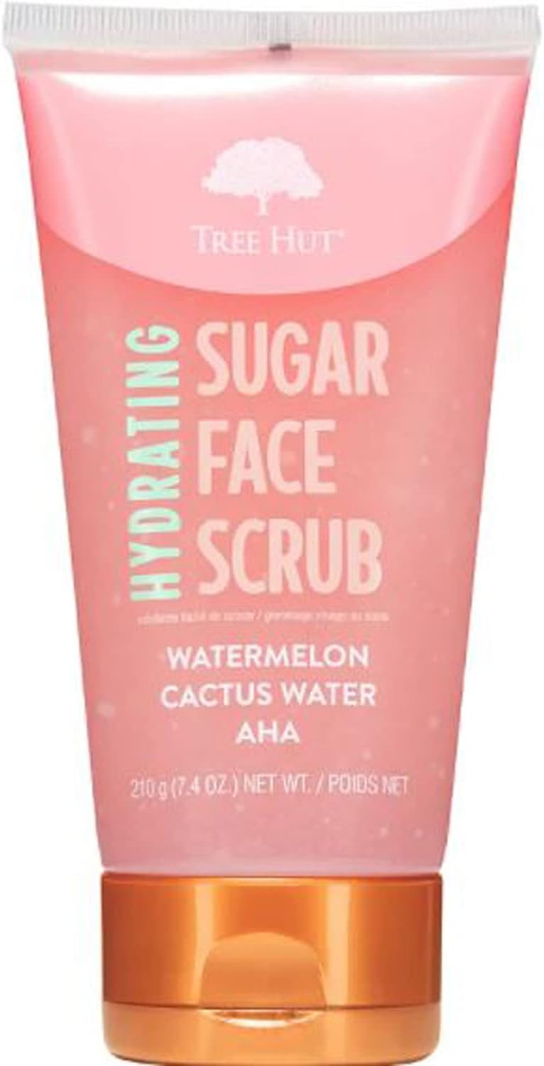 Amazon.com: Tree Hut Balancing Face Scrub Cucumber & Seaweed, 7.4 oz ...