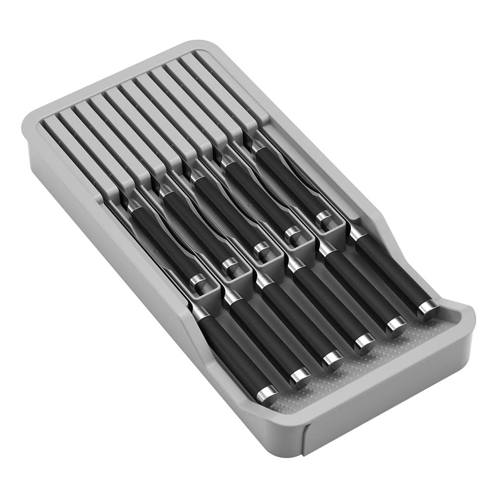 Amazon.com: CYlovinho Kitchen Knife Drawer Organizer, Kitchen Drawer ...