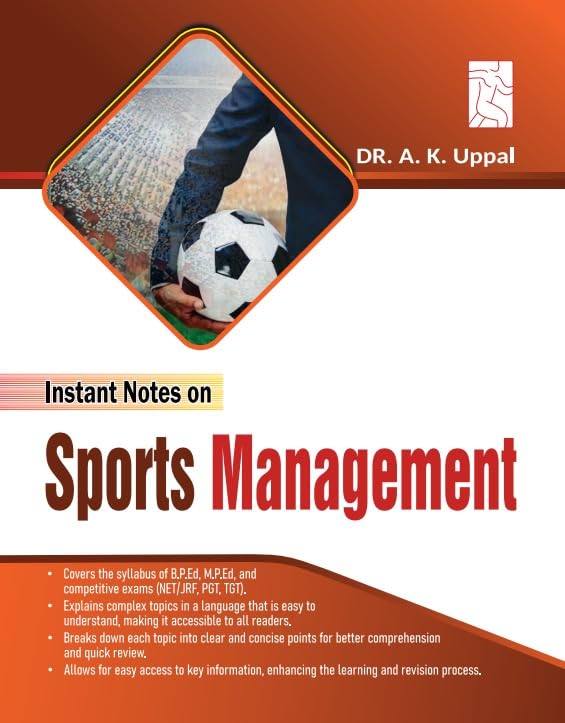 Instant Notes on Sports Management (Textbook of Physical Education for ...