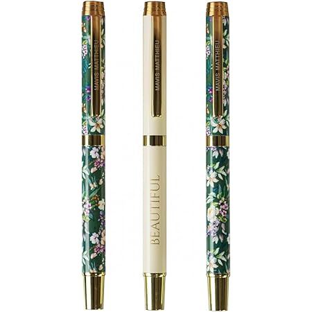 Amazon.com : Fancy Pens for Women 3 piece, Decorative Cute Rollerball ...