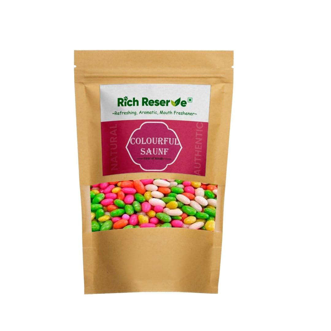 Amazon.com : Rich Reserve - Colourful Saunf |Mukhwas Candy-Coated ...