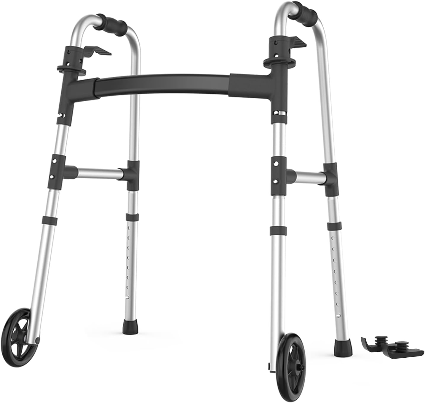 Amazon.com: Vive Folding Walker for Seniors - Sturdy Steel Foldable ...