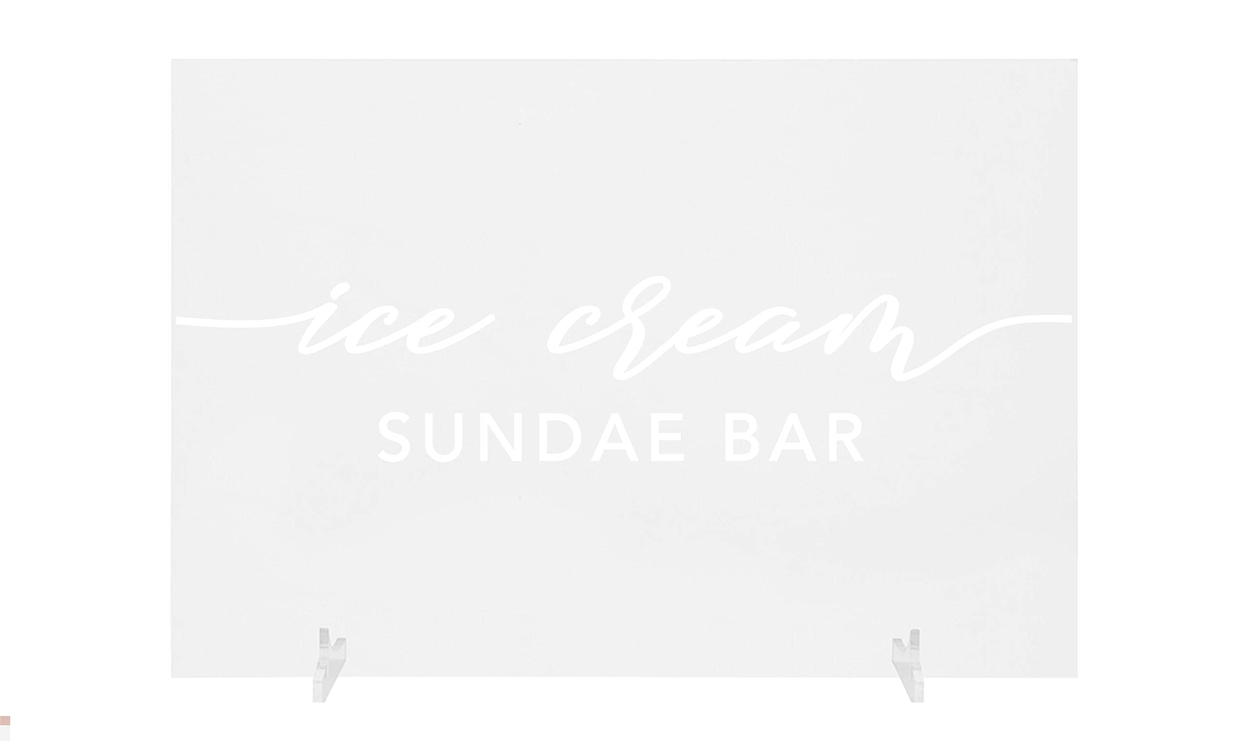 Ice Cream Sundae Bar Signs