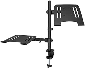 Amazon.com: MeLphi M074-D Dual Laptop Stand for Laptop Notebook Support Up to 17"" 2 in 1 Dual ...