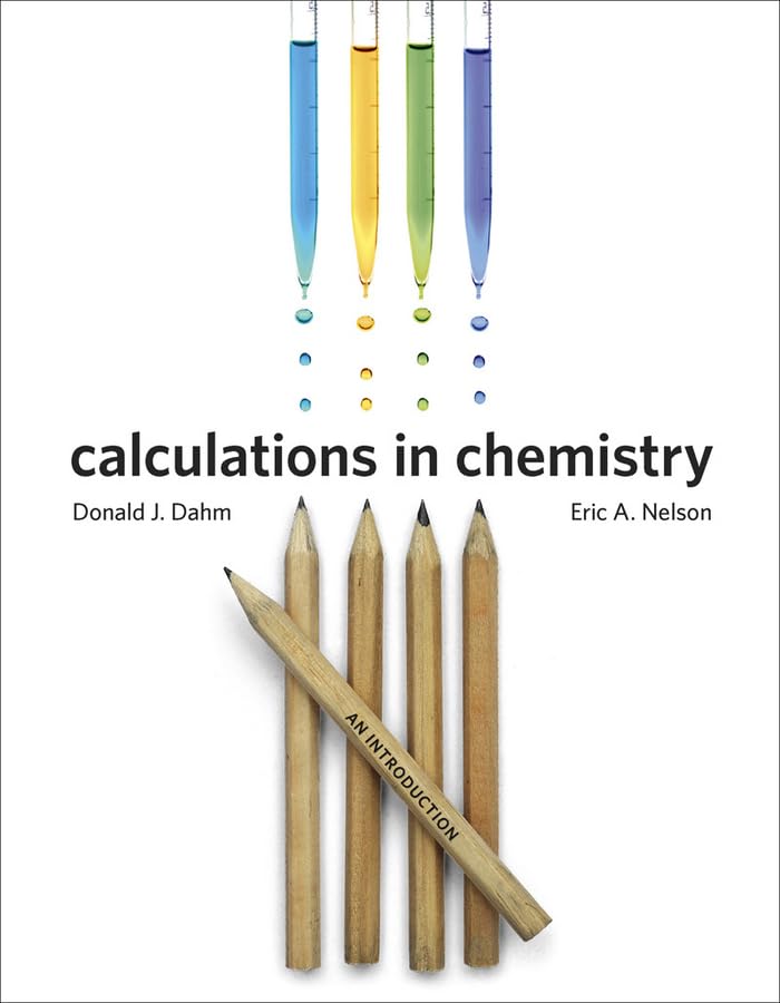 Amazon.com: Calculations in Chemistry: An Introduction: 9780393912869 ...