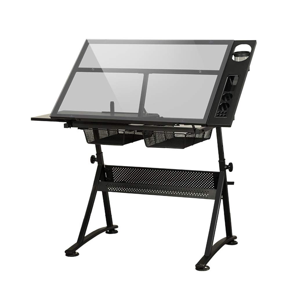 Buy Height Adjustable Drawing Desk Tiltable Craft Table With Storage buy-height-adjustable-drawing-desk-tiltable-craft-table-with-storage