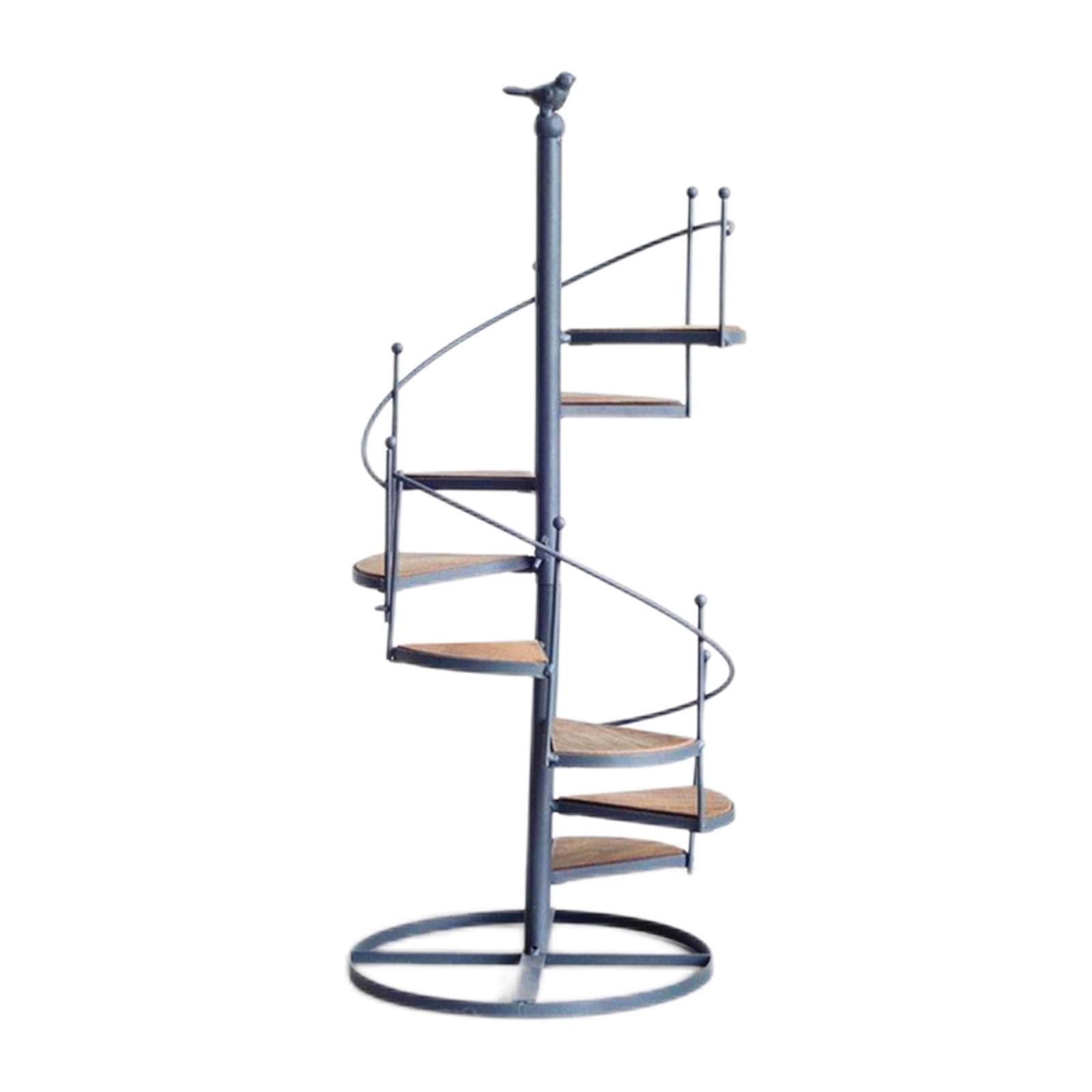 Fenteer 8 Tier Spiral Plant Stand Flower Pots Ladder Shelf | Desertcart ...
