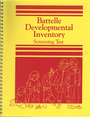 Battelle Developmental Inventory Screening Test: Jean Newborg: Amazon ...