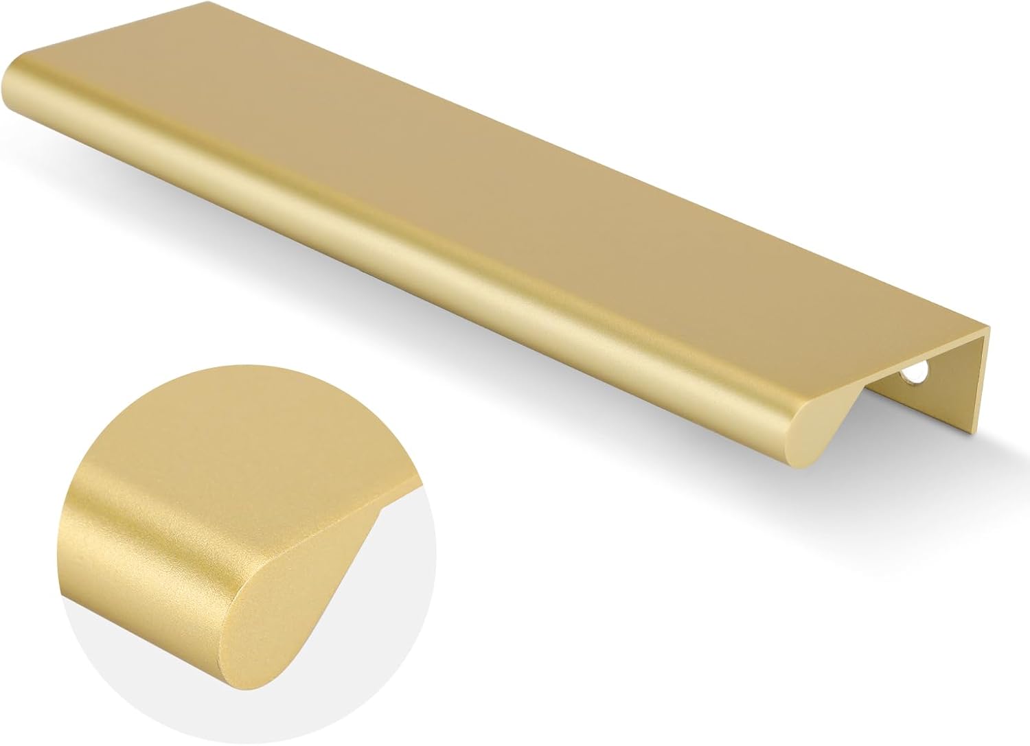 Peaha 10 Pack Finger Pulls Cabinet Finger Handles Drawer Edge Pulls 5in ...