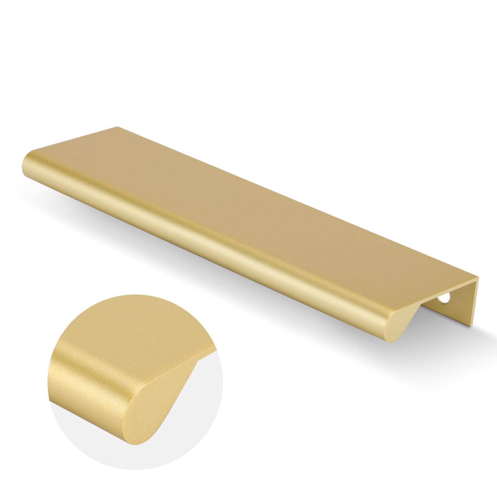 Peaha 10 Pack Finger Pulls Cabinet Finger Handles Drawer Edge Pulls 5in ...