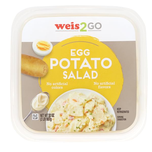 Amazon.com: Weis 2 Go, Deli Salad Egg And Potato, 32 Ounce : Grocery ...