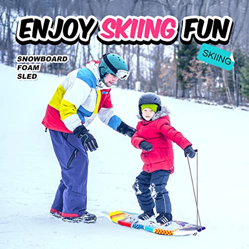 Snapklik.com : WOOWAVE Premium Foam Snowboard Snow Sleds For Kids 42 ...