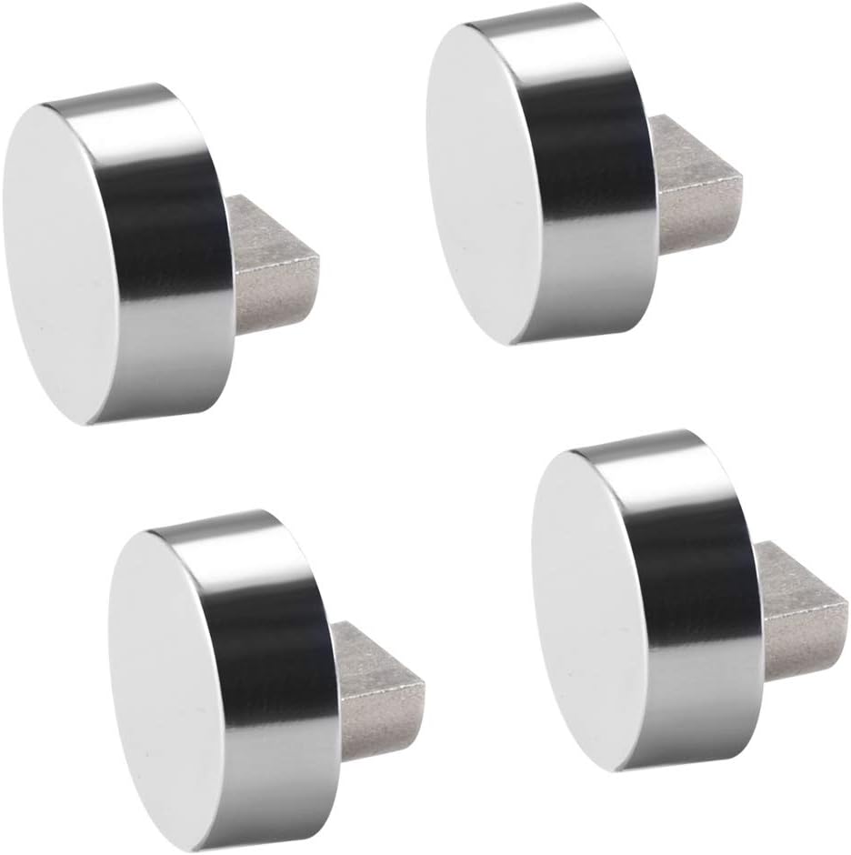 Amazon.com: 4 Pieces Zinc Alloy Mirror Clips Wall-Mounted Mirrors Clips ...