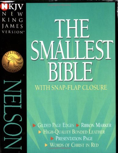 The Smallest Bible: with Snap-Flap Closure, New King James Version ...
