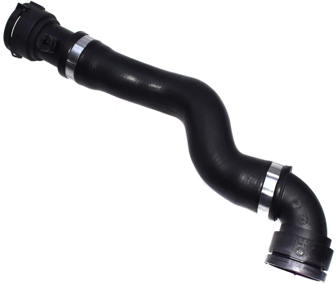 Amazon.com: BMW Genuine Radiator Hose with Bleeder Screw Fitting for ...