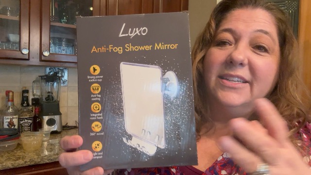 Watch Luxo Anti Fog Shower Mirror on Amazon Live
