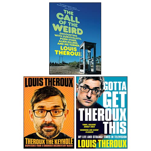 Louis Theroux 3 Books Collection Set (Gotta Get Theroux This, The Call ...