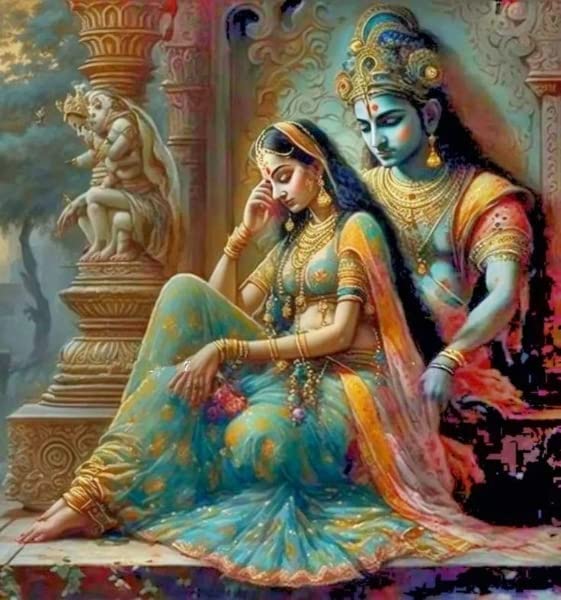 TULIP N TURTLE® Radha Rani DIY Acrylic Paint by Number Kit for Adults ...