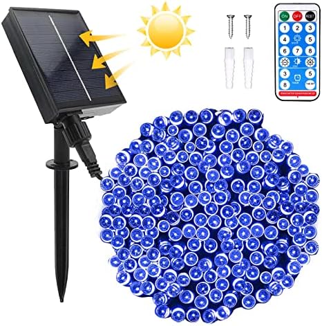 Micacorn Solar String Light Garden, Solar Fairy String Lights 72ft 8 ...