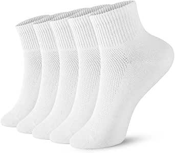 Amazon.com: FGZ Womens Socks Thin Ankle Socks Soft Cotton Lightweight ...