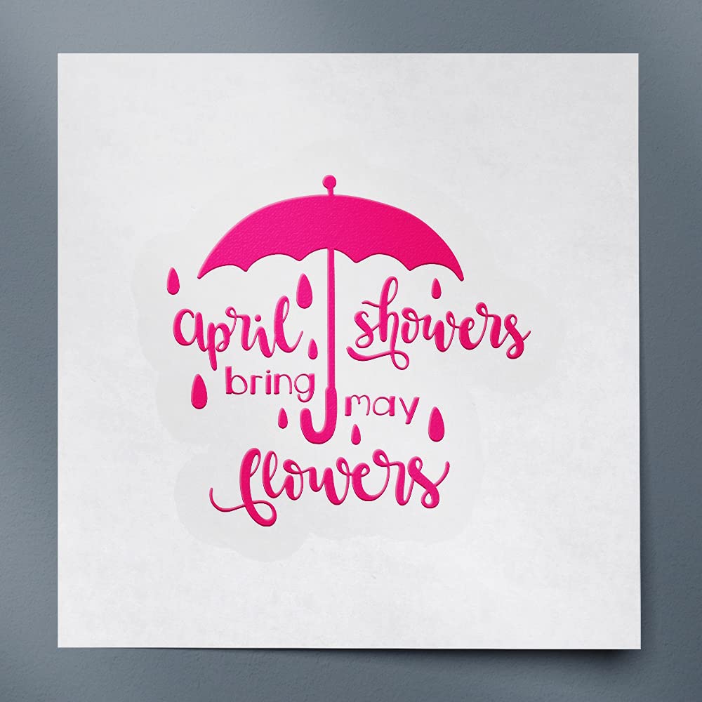 April Showers Bring May Flowers Background
