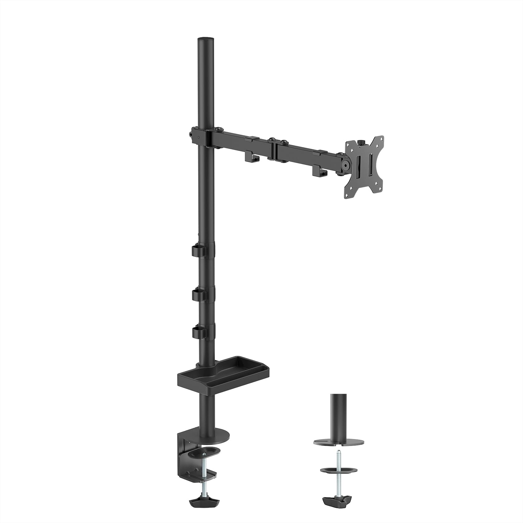 Snapklik.com : UPGRAVITY Single Monitor Arm Desk Mount