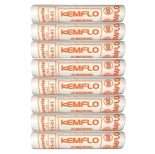 Latexo RO Service Purerite Kemflow PP Spun Filter 10 inch Pack of 8 ...