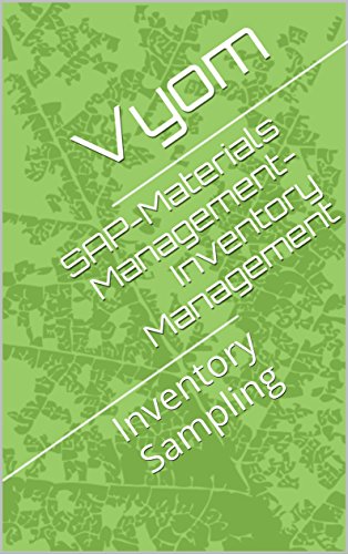 SAP-Materials Management-Inventory Management: Inventory Sampling (SAP ...