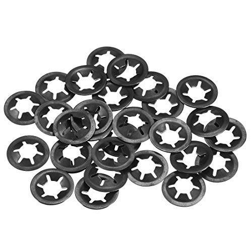 M8 Internal Teeth Starlock Washer, Push On Lock Washer Locking Washers ...