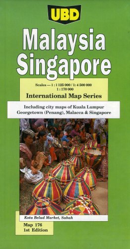 Amazon | Ubd National and International Maps: Malaysia - Singapore 176 ...