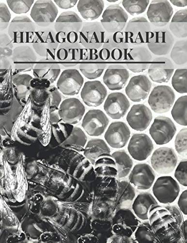 Hexagonal Graph Notebook: Graph Paper Notebook 8.5 x 11, Hexagon Paper ...
