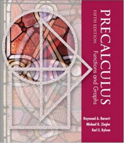 Amazon | Precalculus: Functions and Graphs | Barnett, Raymond A. | Algebra