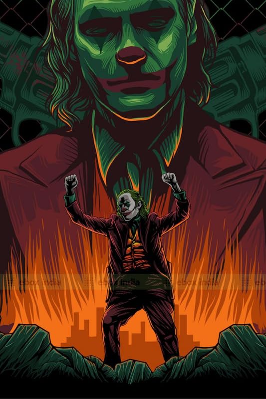 Poster of Joker for Room Wall Decortation, Size - 12 X 18 inches | EB ART 11086 : Amazon.in ...