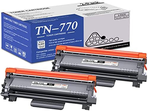 Amazon.com: TN770 Toner Cartridge Compatible 2 Pack Extra high Yield TN ...