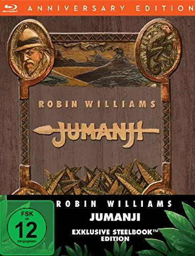 Jumanji - Steelbook [Blu-ray]: Amazon.es: Williams, Robin, Grier, David ...