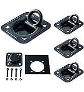 Amazon.com: Lonffery 4 Pack Recessed D-Ring Tie Down Anchors (6,000 lb ...