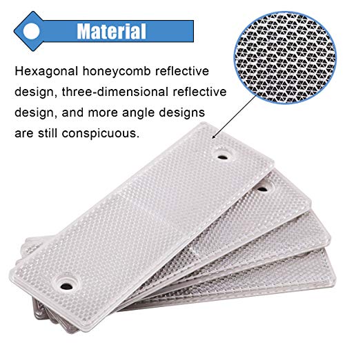 Snapklik.com : Smseace 15Pack White Safety Reflectors Self Adhesive ...
