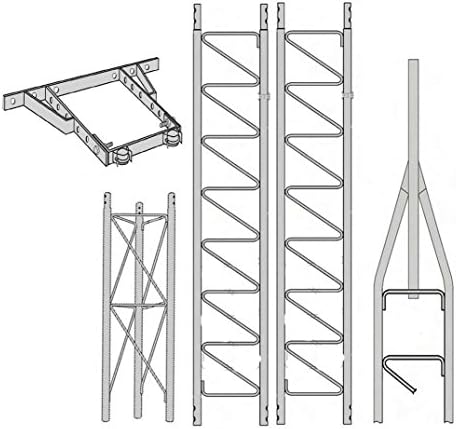 Amazon.com: Rohn 25G Series 50' Basic Tower Kit - Rohn 25G : Industrial ...