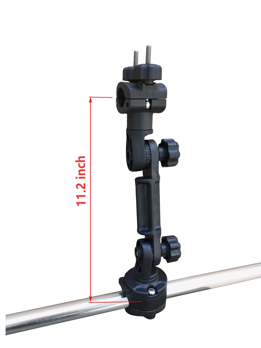 Snapklik.com : Trolling Motor Stabilizer Mount For Rail 7/8" To1-1/4 ...