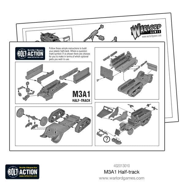Wargames Delivered Bolt Action Miniatures - Warlord Games M3A1 Half ...