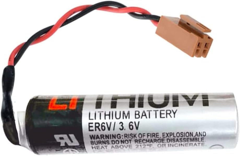 Amazon.com: YICUAA Replacement for Toshiba ER6V/3.6V Lithium PLC ...