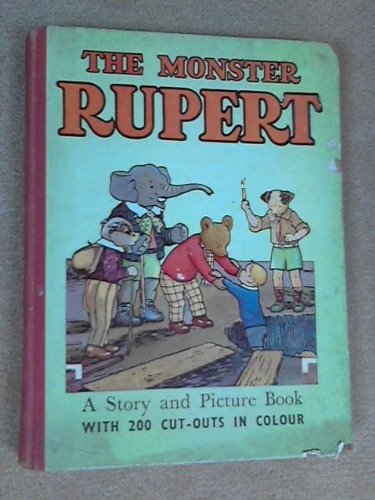 The Monster Rupert: Picture and Story Book with Colour Cut-outs: Rupert ...