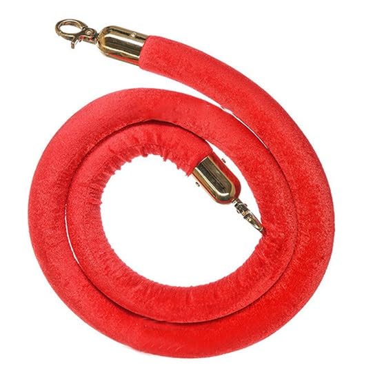 Red/Blue/Gold Queue Barrier Ropes with Gold Hook, Barrier Rope 5ft ...
